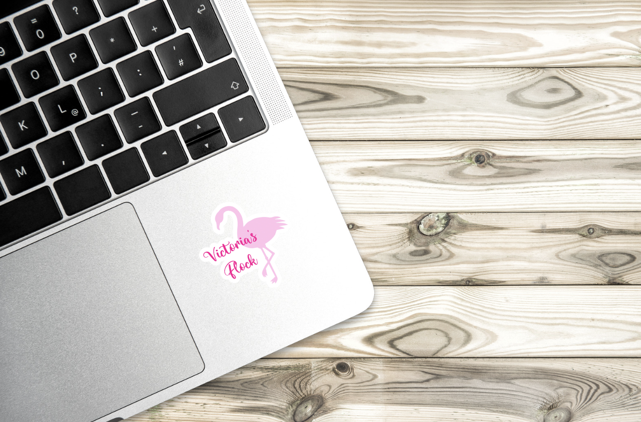 Victoria's Flock Sticker | Simply Stitched Designs