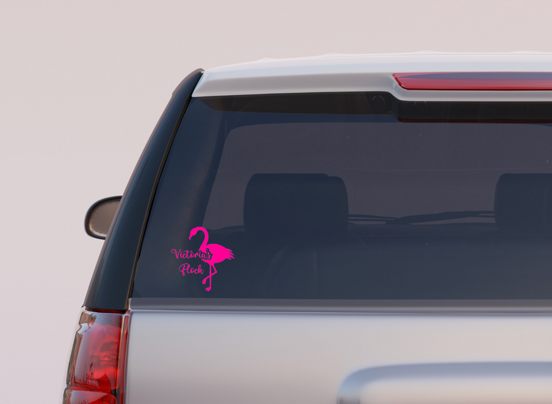 Victoria's Flock Car Decal | Simply Stitched Designs LLC