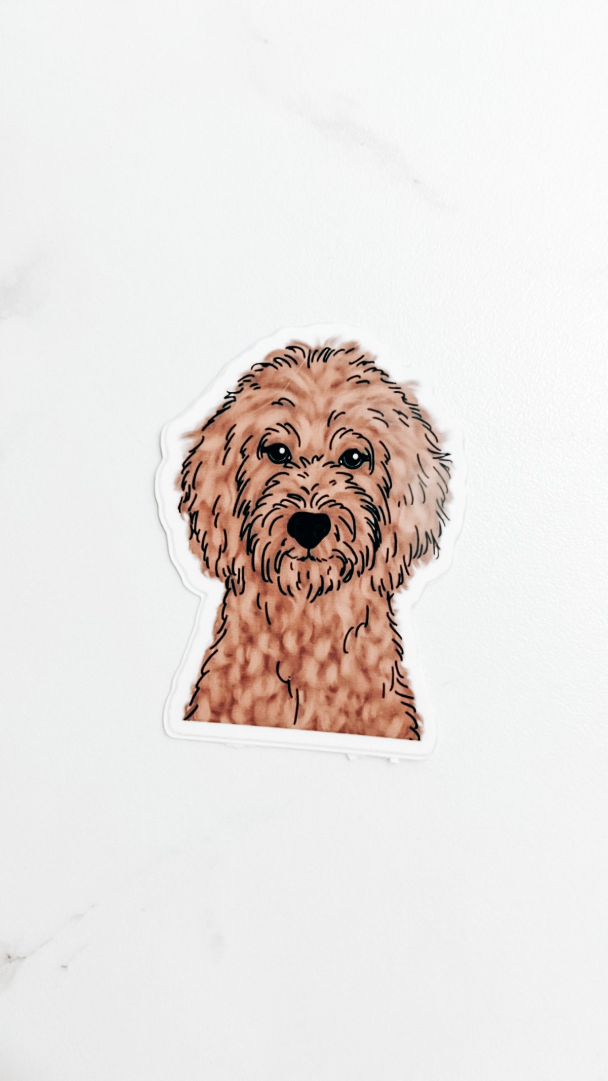 Golden Doodle Sticker | Simply Stitched Designs