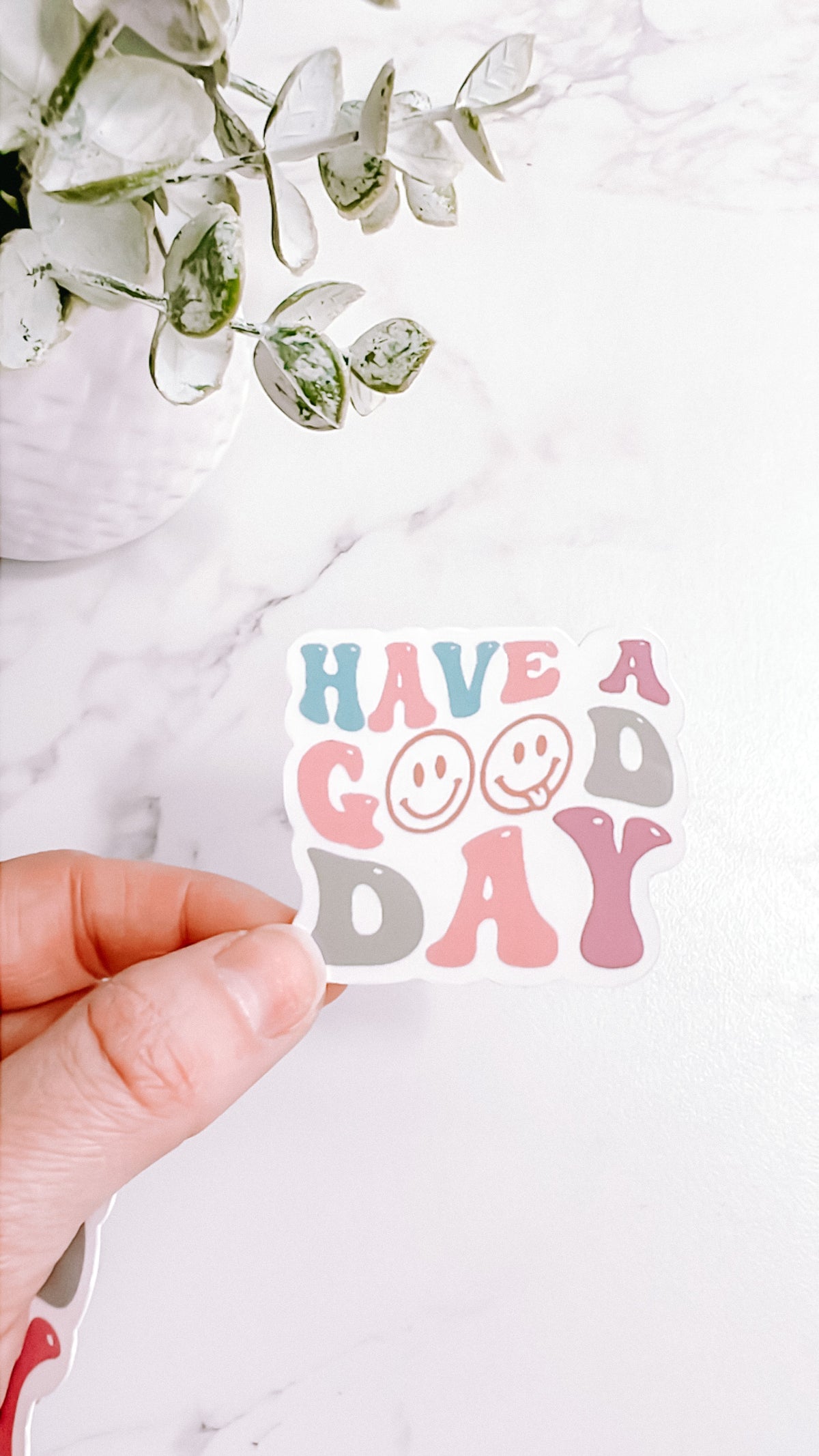 Have A Good Day Sticker | Simply Stitched Designs